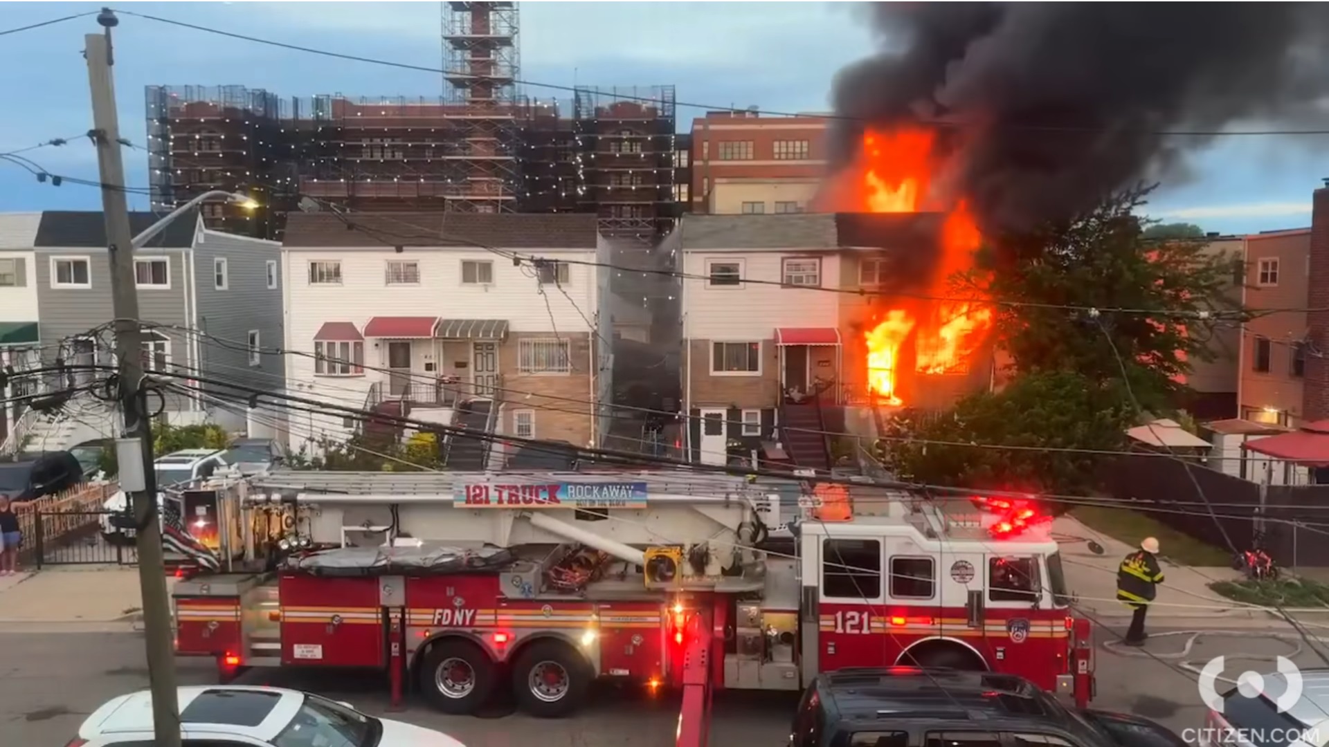 Early video: House fire in Queens, NY - Statter911