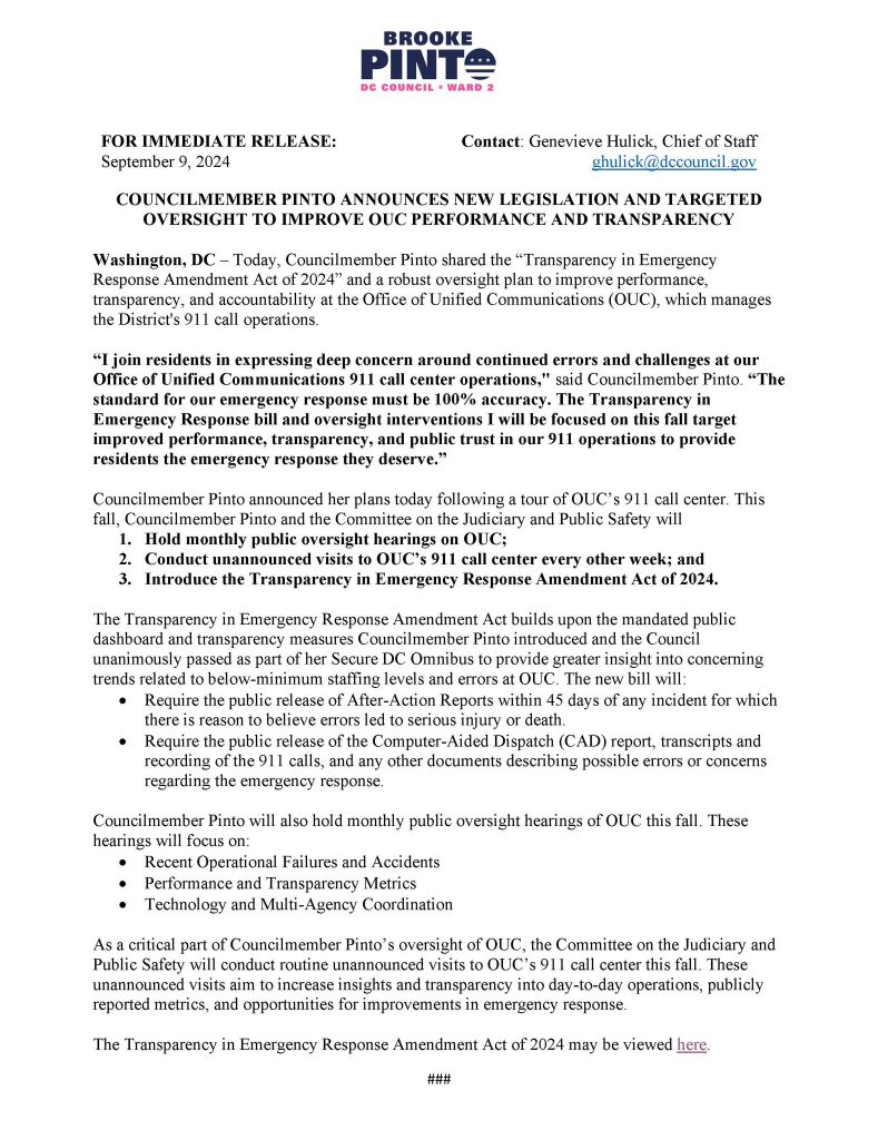 Will a new transparency bill stop DC911's coverups? - Statter911